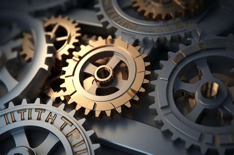 Premium Photo Abstract Representation Of Interconnected Gears