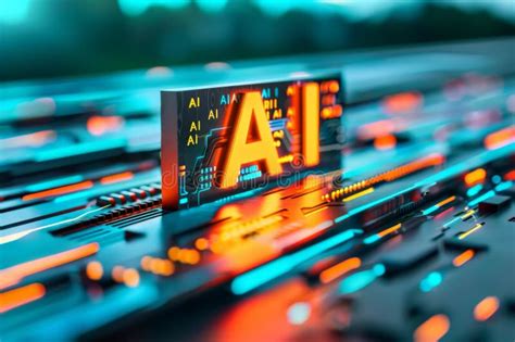 Ai Processor On Circuit Board Modern Technology Digital Innovation