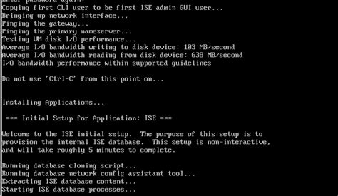 Cisco Ise 1 Bootstrap Process Vm Installation Grandmetric