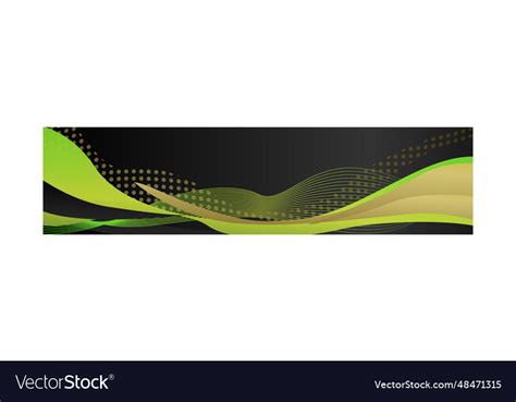 Abstract Dynamic Wavy Header Or Banner Design Vector Image