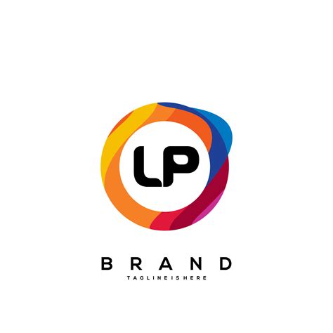 Letter Lp Gradient Color Logo Vector Design 25781735 Vector Art At Vecteezy