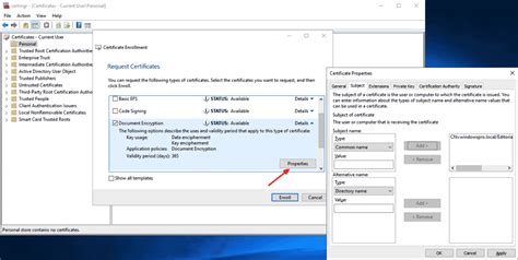 Issuing Certificates For Document Encryption Cryptographic Message