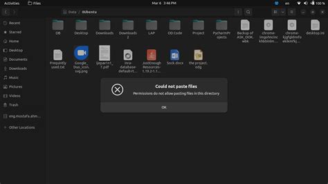 dual boot can t paste files into a windows directory while using