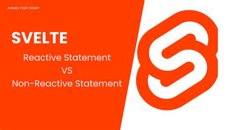 understanding reactive statements vs normal statements in svelte by
