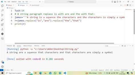 Rupa Kala On Linkedin Task14 Take A String Paragraph Replace Is With