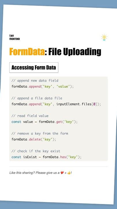 Formdata File Uploading Youtube