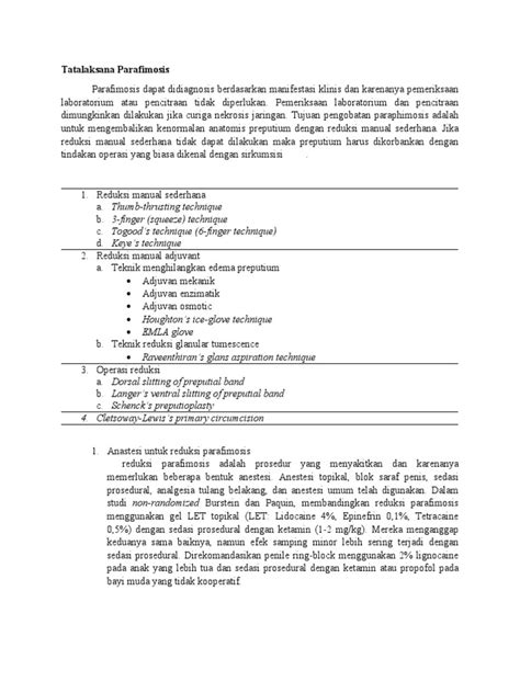 Tatalaksana Parafimosis Pdf