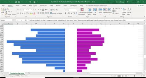 How To Visualize Agesex Patterns With Population Pyramids In Microsoft