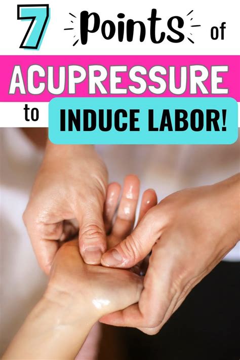 Acupressure Points To Induce Labor Chart Educational Chart Resources