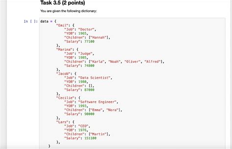 Solved Are Given The Following Dictionary Using Python