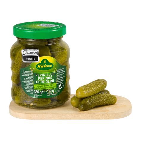 Cornichon Em Conserva Alemão Kuhne 180 G Oba Hortifruti