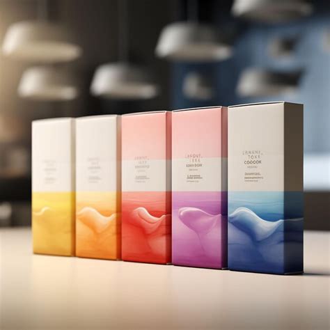 Premium Ai Image A Row Of Different Colored Boxes Of Different Colors