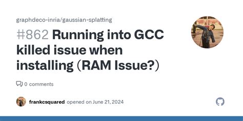 Running Into Gcc Killed Issue When Installing Ram Issue · Issue 862