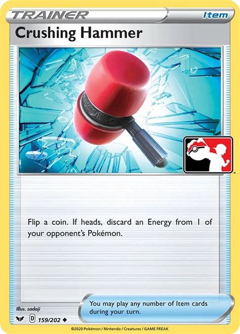 Crushing Hammer Prize Pack Series Cards Pokemon