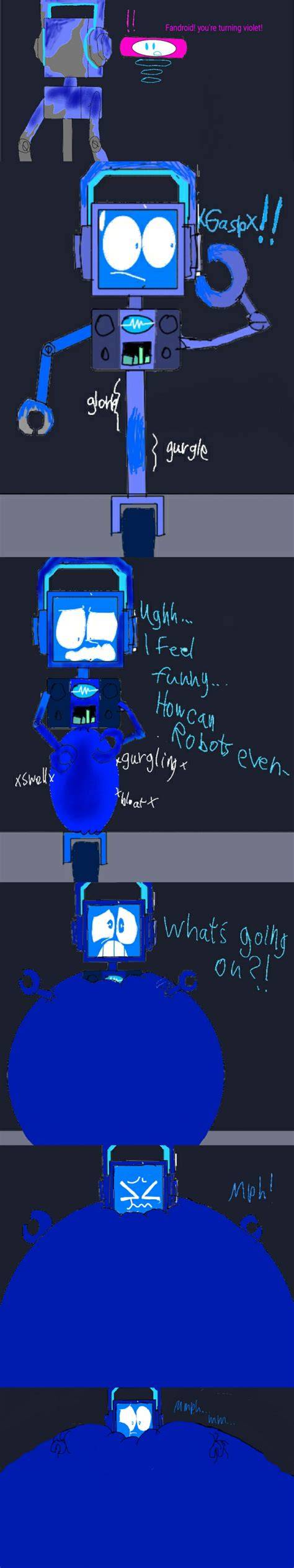 Fandroid Blueberry Inflation Comic By Dappyboi2332 On Deviantart