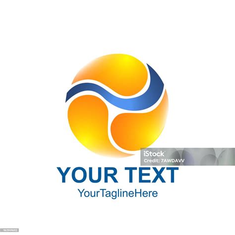 크리에이 티브 추상 트리플 음과 양 벡터 로고 디자인 서식 파일 요소입니다 주황색 컨셉 컬러 아이콘 0명에 대한 스톡 벡터 아트 및 기타 이미지 Istock