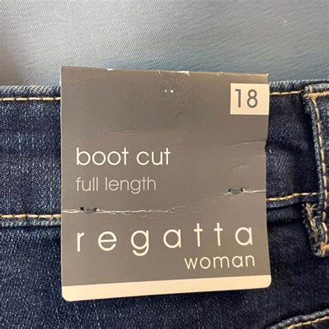 Regatta Womens Size 18 Bootcut Jeans Blue S
