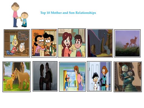My Top 10 Favorite Mother And Son Relationships By Cartoonfan2002 On
