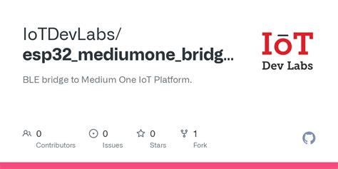 Github Iotdevlabs Esp Mediumone Bridge Ble Ble Bridge To Medium One Iot Platform