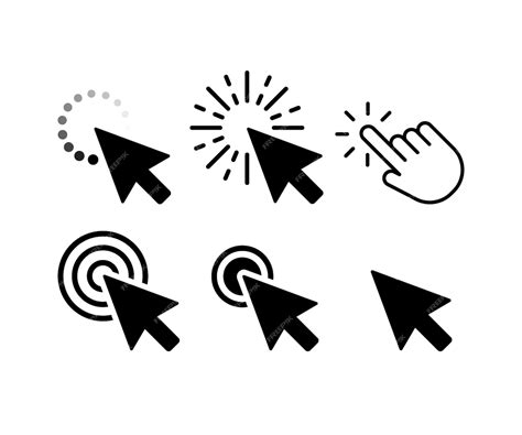 premium vector vector icons set of cursors and hand clicking gestures