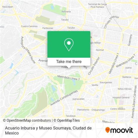 ¿cómo Llegar A Acuario Inbursa Y Museo Soumaya En Naucalpan De Juárez