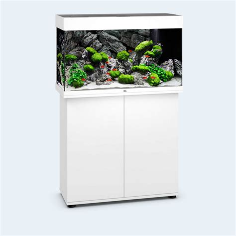 Juwel Rio 125 Led White Aquarium And Matching 80sbx Cabinet Redwood