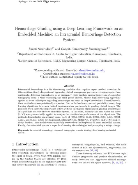 Springer Nature Latex Template Download Free Pdf Applied Mathematics