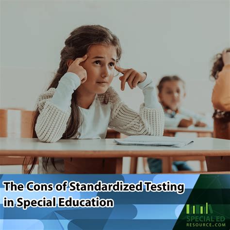 The Cons Of Standardized Testing In Special Education