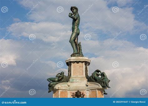 Replica Of Michelangelos David Statue In Michelangelo Square In