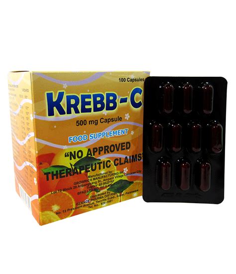 Krebb C 500mg 1 Capsule St Joseph Drug Online Store