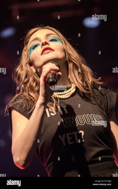 Milan Italy 14th November 2018 The Scottish Synth Pop Band Chvrches