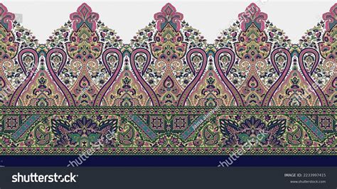 Most Beautiful Indian Border Design Stock Illustration 2233997415