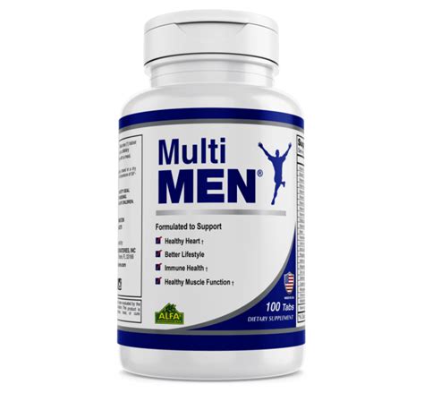 Витамины для мужчин Alfa Vitamins Multi Men (100 таб) купить в Минске