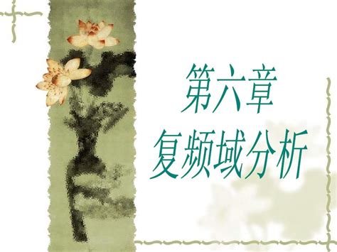 第6章 复频域分析 word文档在线阅读与下载 无忧文档