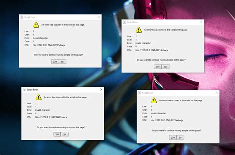 why do i keep getting index js errors r techsupport