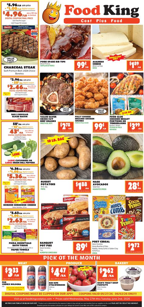 Food King Ad 61726 62326 Weekly Flyer Preview