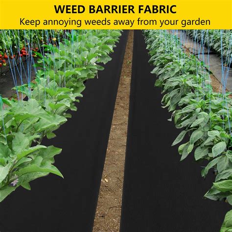 Aoile 4ft X 250ft Weed Barrier Landscape Fabric Heavy Duty 18oz Non