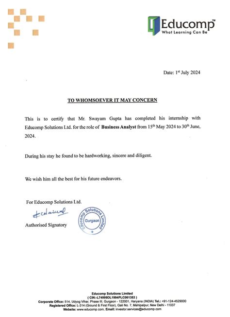 Swayam Gupta On Linkedin Internship Valuableskills Experience