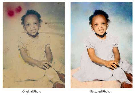 Photo Restorations Before After On Behance