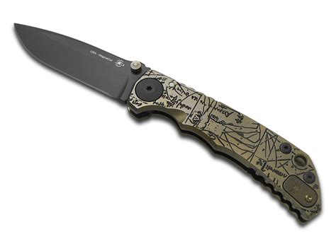 Spartan Blades Harsey Folder Sf5 Bronze Divinci Designs Titanium Cpm
