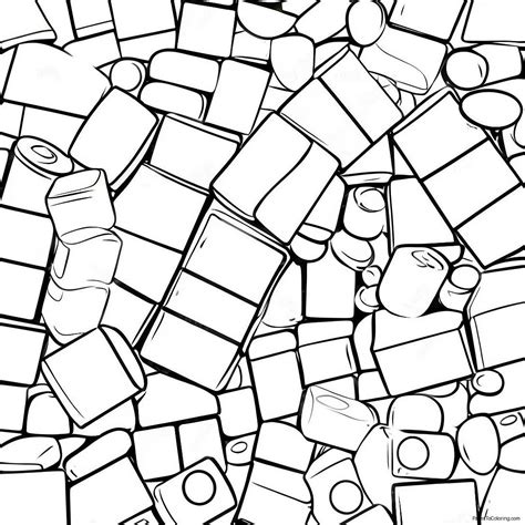 Lego Brick Coloring Page 15351 12559 Lego Brick Coloring Page 15351 12559