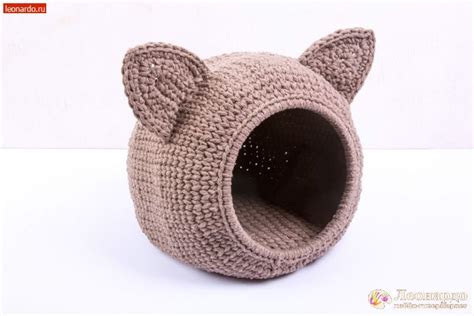 Как связать «Вязаный домик для кота» своими руками фото-мастер-класс от ...