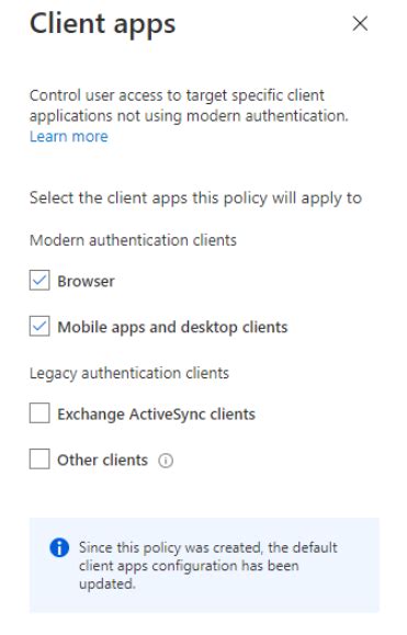 Client Apps Condition In Conditional Access General Availability Thibault Chatiron