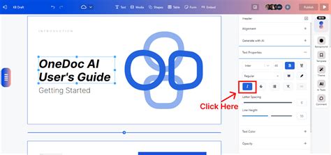 How To Addedit Text Knowledgebase Onedoc Ai