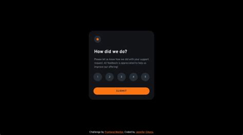 Frontend Mentor Interactive Rating Component Built With React Coding Challenge Solution