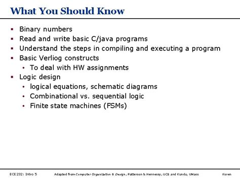 ECE 232 Hardware Organization And Design Part 1