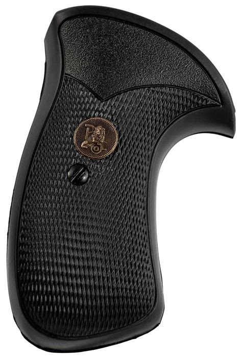 Pachmayr Compact Grip Fits Smith And Wesson K L Frame Round Butt Black