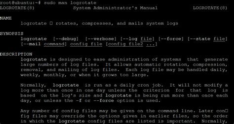 How To Configure Logrotate To Manage Logfiles Step By Step