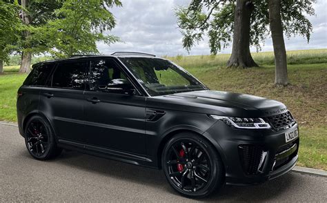 Black Range Rover Sport Svr Land Rover Range Rover Sport Nic
