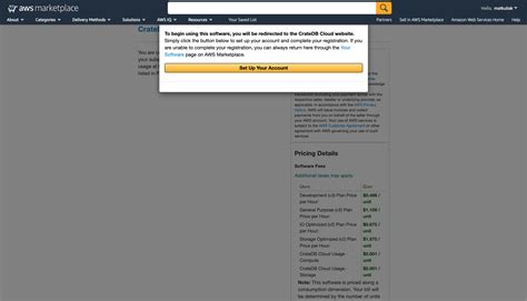 Subscribe To Cratedb Cloud Via The Aws Marketplace Cratedb Cloud